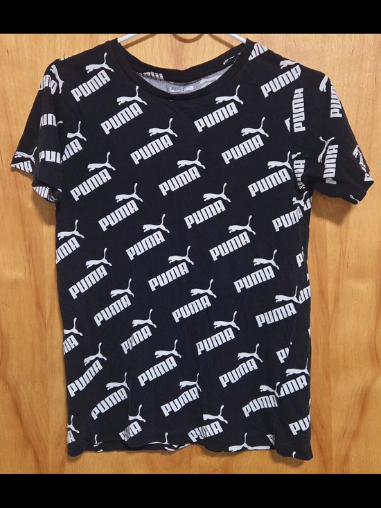 Puma | Shirts & Tops | Puma Black Logo Boys Top | Poshmark